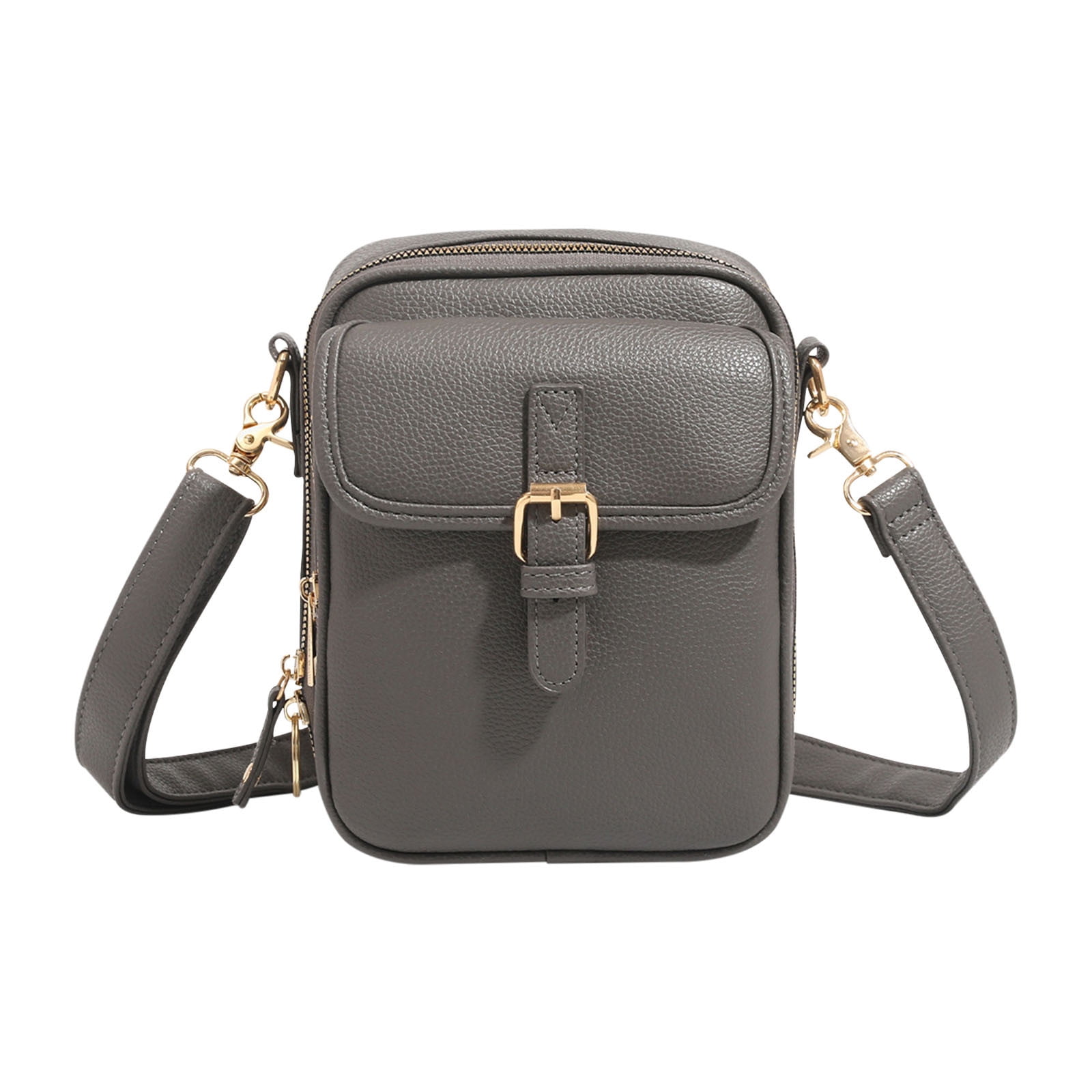 Upgraded Vintage Double Large Capacity Mini Messenger Bag Leather Small ...