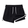 Byoo Tween Boys UPF 50+ Quick Dry Swim Trunks Stripe Trim Beach Pool ...