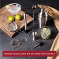 Vacu Vin Cocktail Set Plus - 7 Essential Tools for Mixing and Serving Cocktails - Dishwasher ...