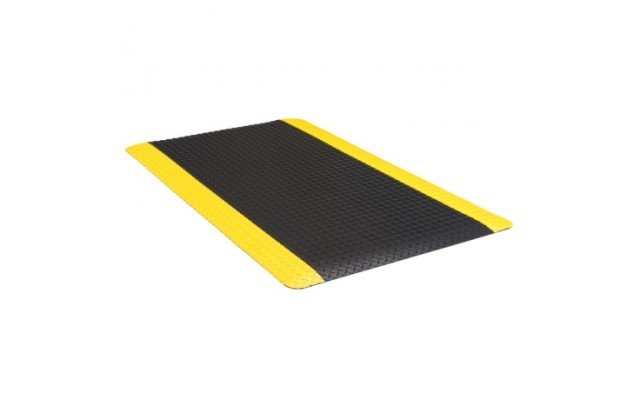 4' x 75' Supreme Diamond Foot 11/16" Black/Yellow - Walmart.com