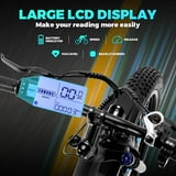 Speedrid Electric Bicycle, 26"x4" Fat Tire Ebike, 500W Mountain Bike ...