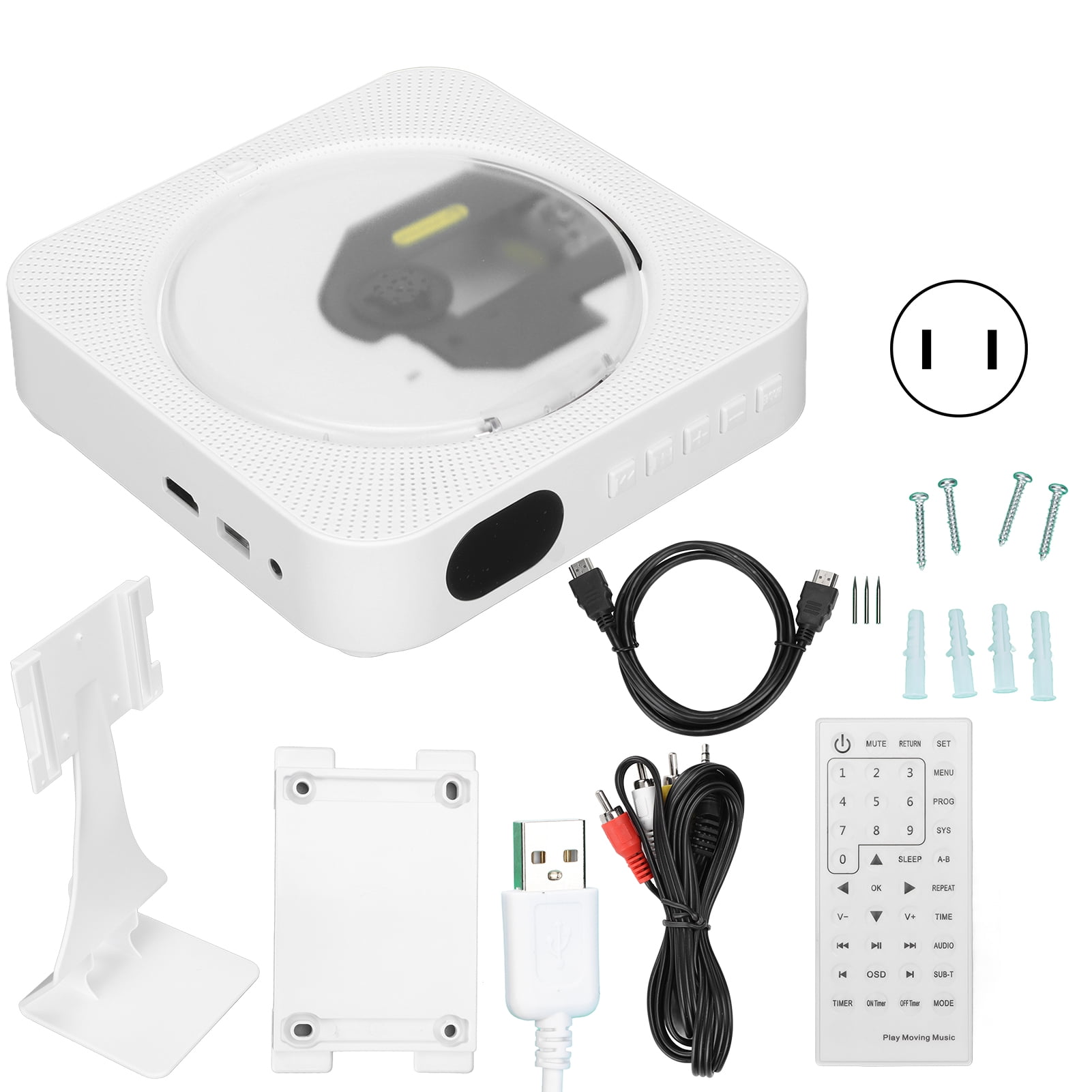 Reproductor de vídeo, reproductor de DVD Bluetooth Reproductor montable ...