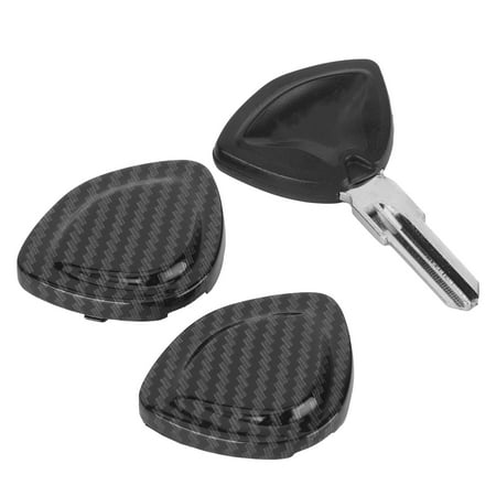 Cergrey Uncut Ignition Key,Uncut Motorcycle Ignition Key with Carbon ...