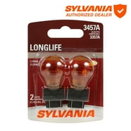 SYLVANIA 2-Pack 3157 P27/7W Long Life Miniature Automotive Light Bulbs, Durable and Low ...