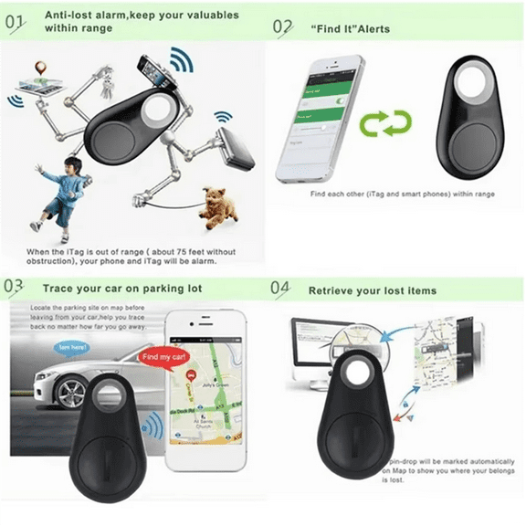 Wetag Mini Tracker, We Tag Mini, Wetag Minis Intelligent Bluetooth ...
