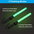 Uxcell 21 Inch Traffic Wands, 10 Pcs 2 Flashing Modes LED Warning Light ...