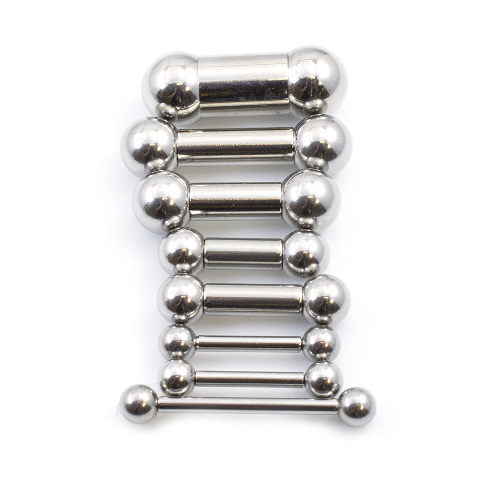 Straight Barbell Made of Surgical Steel all Gauges and Lengths ...