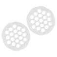 2Pcs Dumplings Mold White Reusable Washable Easy to Use Dumpling Jiaozi ...