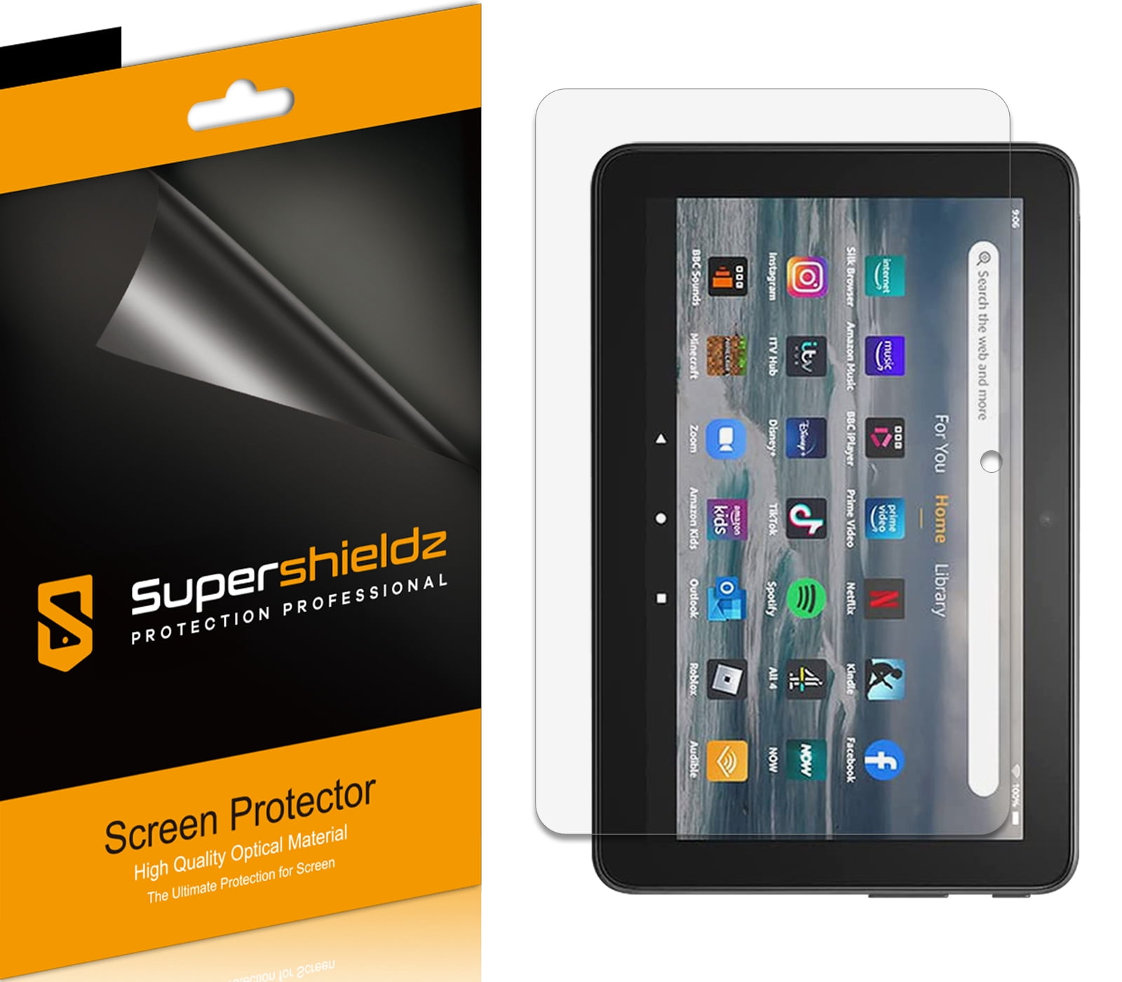 (3 Pack) Supershieldz Designed for All-New Fire 7 Tablet 7-inch (12th ...
