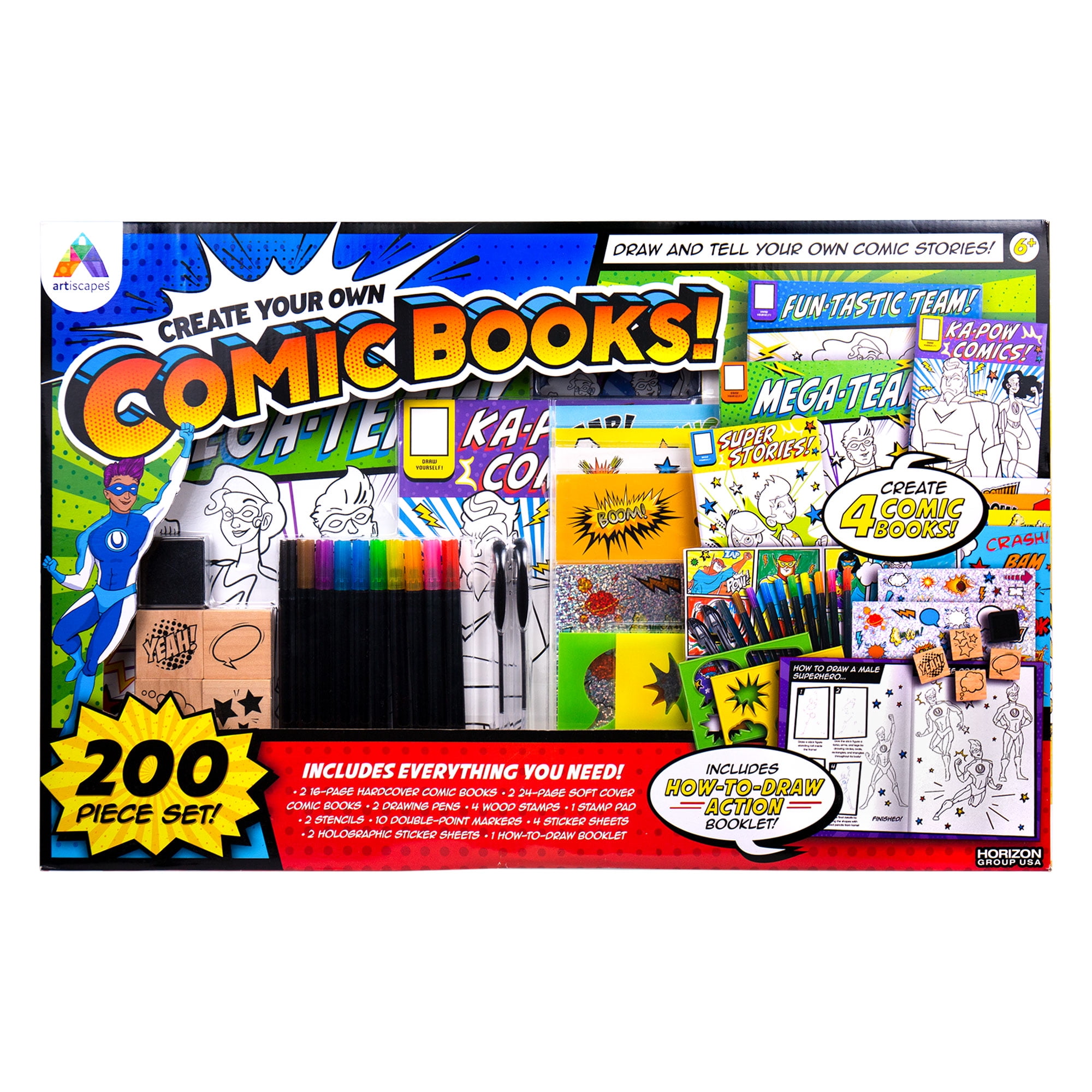 Buy 200-Piece ARTISCAPES Comic Book Art Set at Ubuy Liberia