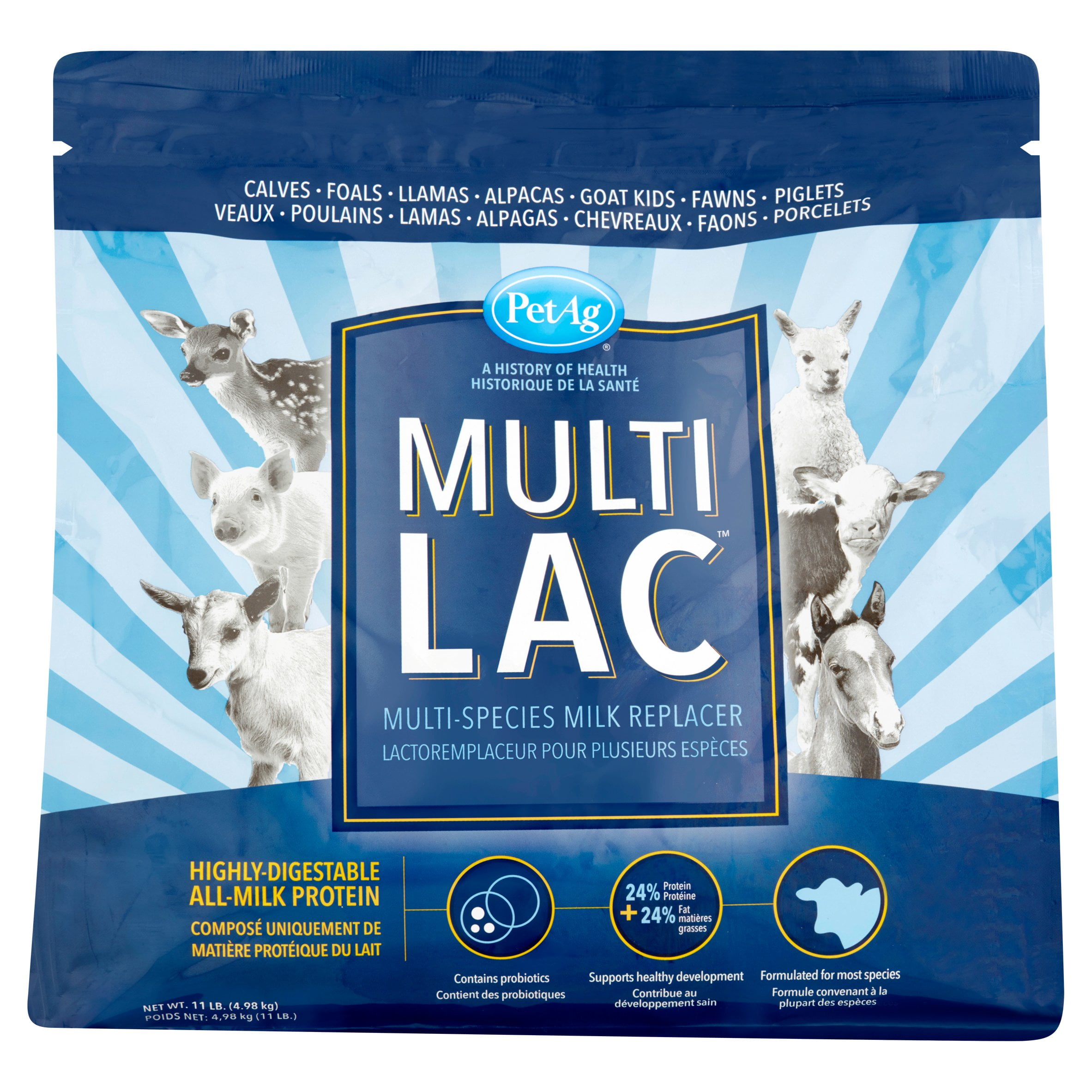 PetAg Multi Lac Multi-Species Milk Replacer, 11 lbs. – BrickSeek