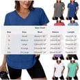 ClodeEU Women's V Neck Short Sleeve Solid Color Athletic T-Shirt ...
