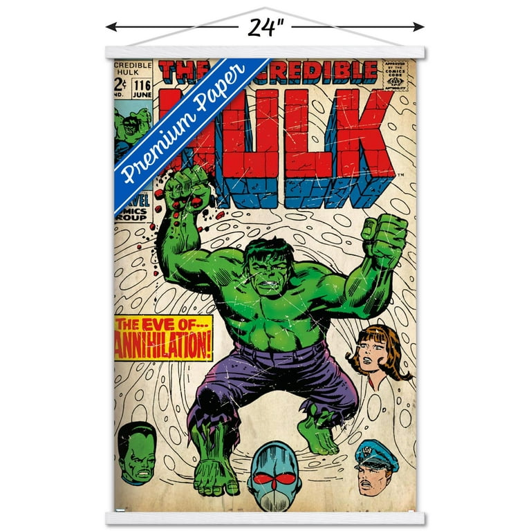 The Incredible Hulk Comic Poster
