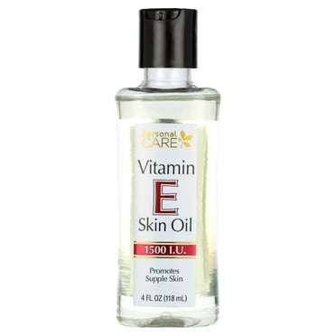 Personal Care Vitamin E Skin Oil 4 Oz, 1500 IU, Soothes, Softens ...