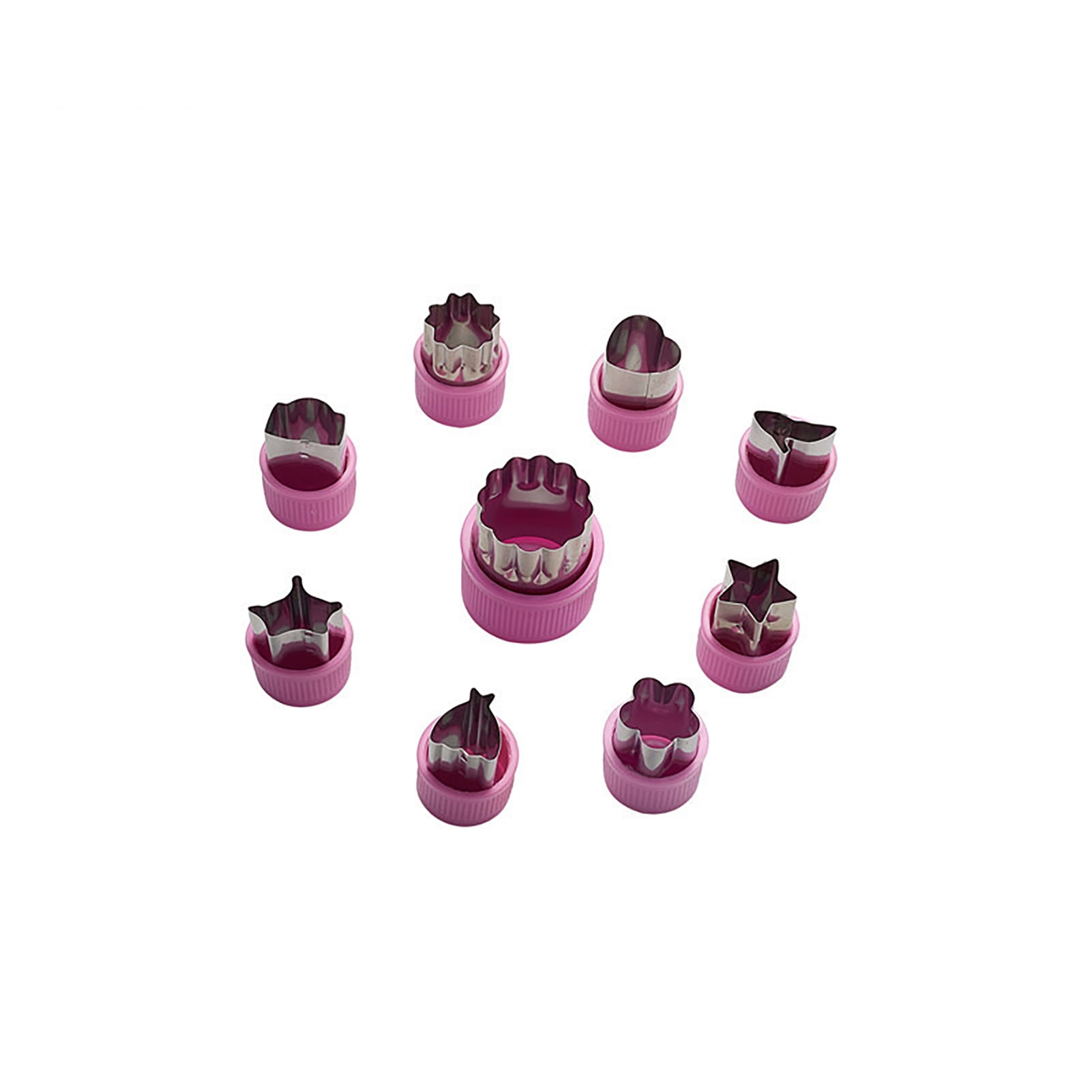 Mini Cookie Cutter for Kids Flower Cutters and Fruit Stamp Mold for ...