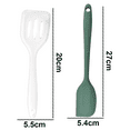 2 Piece Mini Kitchen Utensil Set- Silicone Kitchen Tools with Spatulas ...