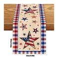 USA 250th Anniversary Table Runner, 1776-2026 Patriotic Garden Flag ...