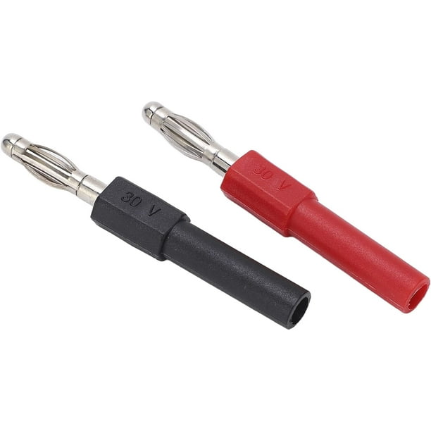 Veeki 5Set J.20012 Banana Plug Connector 4mm Male to 2mm Female ...