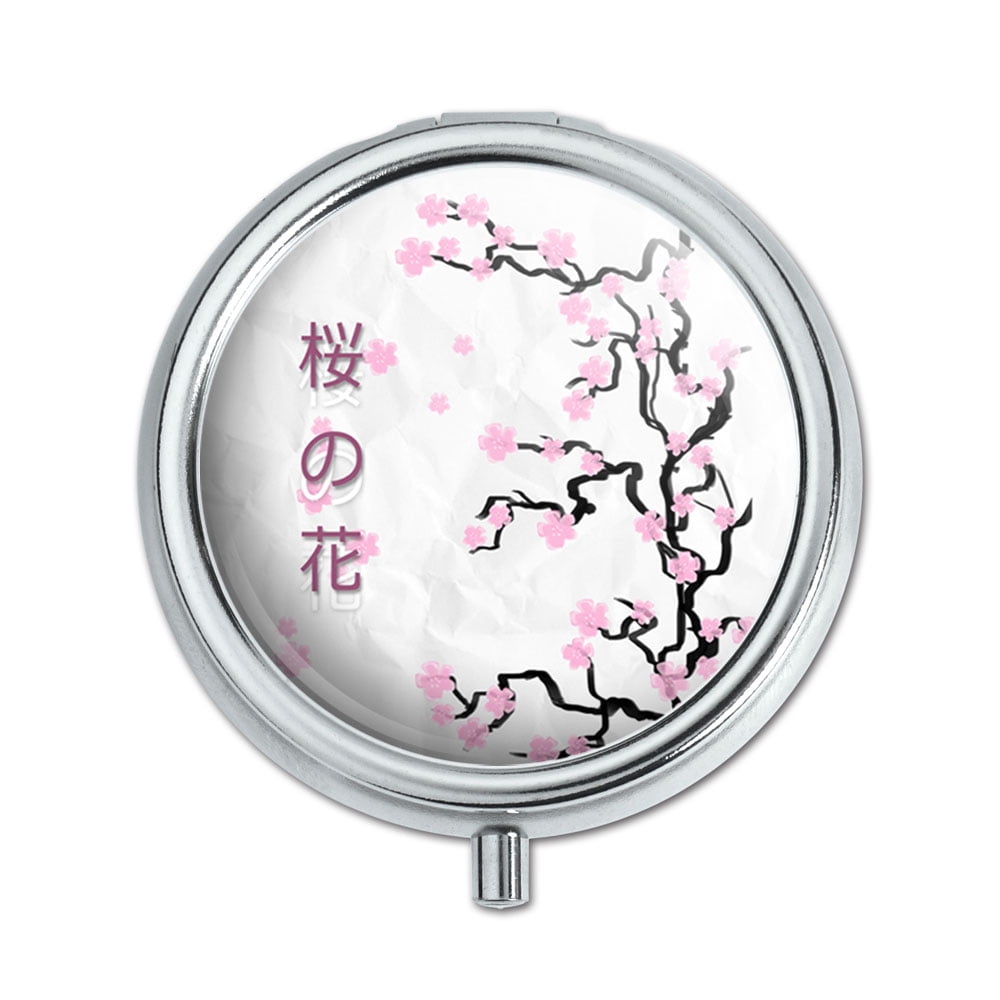 Cherry Blossom Tree Pink Japanese Pill Box - Walmart.com