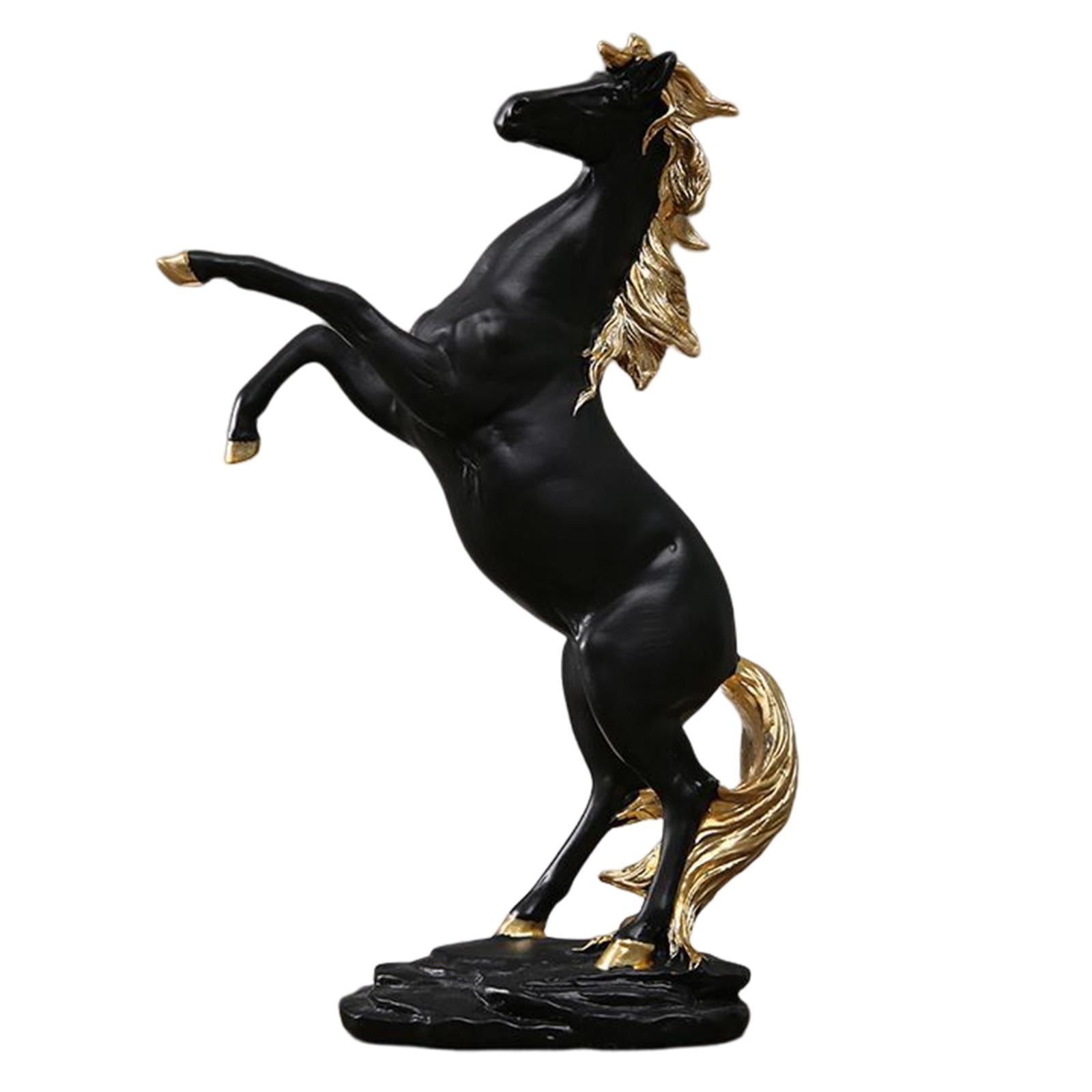 Modern Horse Statue Sculpture resin material art Crafts Fengshui ...