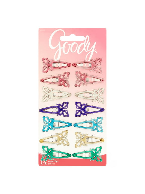 Goody Hair Snap Clips, 12 Pack, Imported - Walmart.com