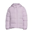 Swiss Tech Girls Winter Puffer Jacket with Hood, Sizes 4-18 & Plus ...