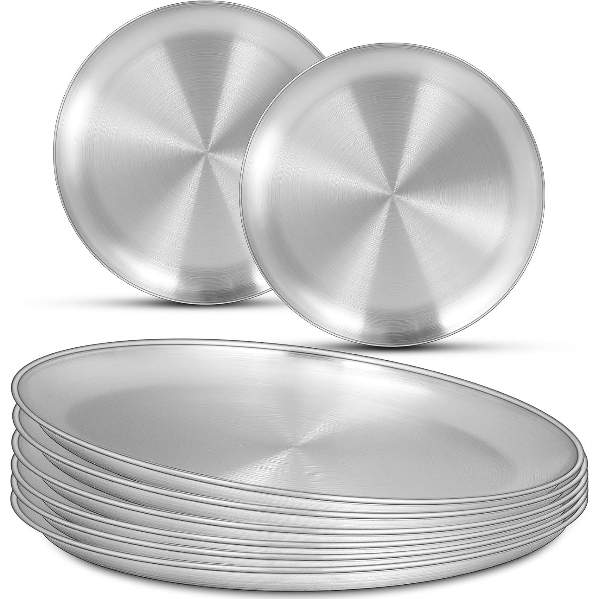 Click here for Salafire 8 Pack Stainless Steel Plate Set  10 Inch... prices