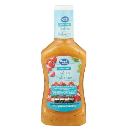 Great Value Calorie-Reduced Zesty Italian Dressing | Walmart Canada
