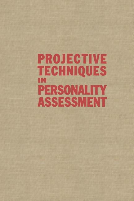 Projective Techniques in Personality Assessment : A Modern Introduction ...