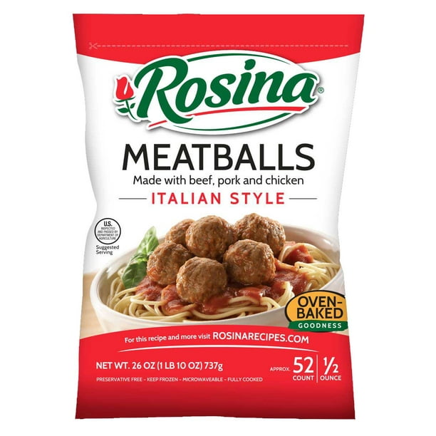 Rosina Italian Style Meatball, 26 Ounce -- 8 per case. - Walmart.com
