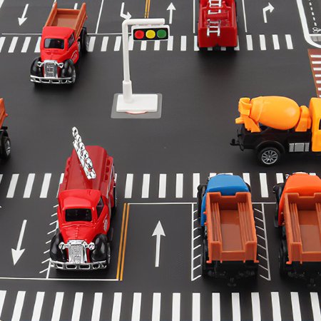 English Road Signs Toy Traffic Signpost Toy Traffic Sign Traffic Scene ...