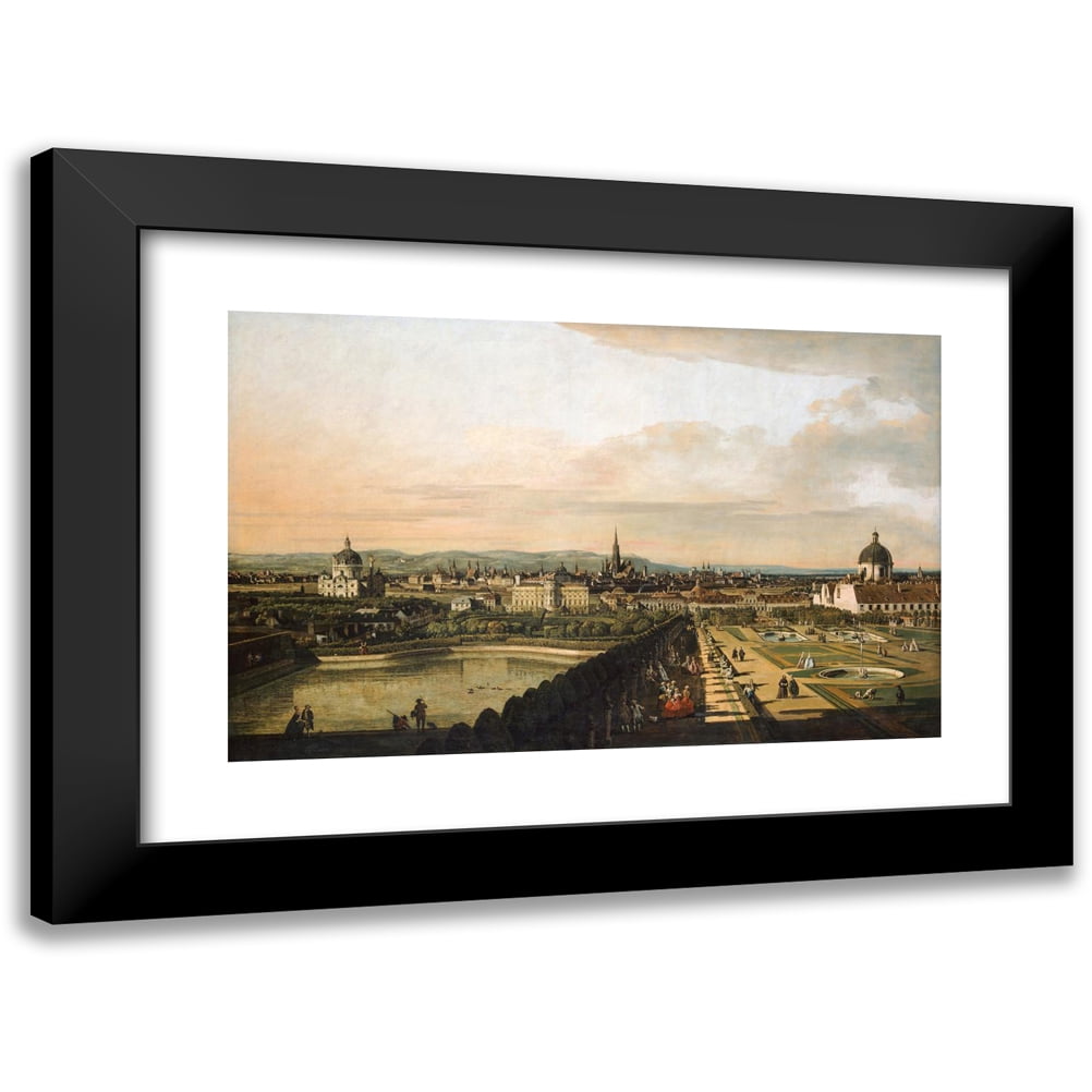 Canaletto 18x13 Black Modern Framed Museum Art Print Titled - Vienna ... Canaletto 18x13 Black Modern Framed Museum Art Print Titled - Vienna ...