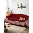 Red Geometric Couch Cover Sofa Covers 3 Cushion Sectional Couch ...