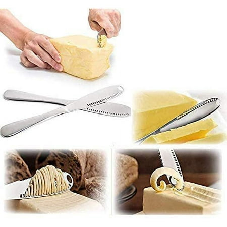 3-in-1 butter knife, multifunctional stainless steel butter clip and ...
