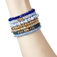 Cousin DIY Blue and White Heishi Stack Bracelet Kit, 564 Beads, Clay ...