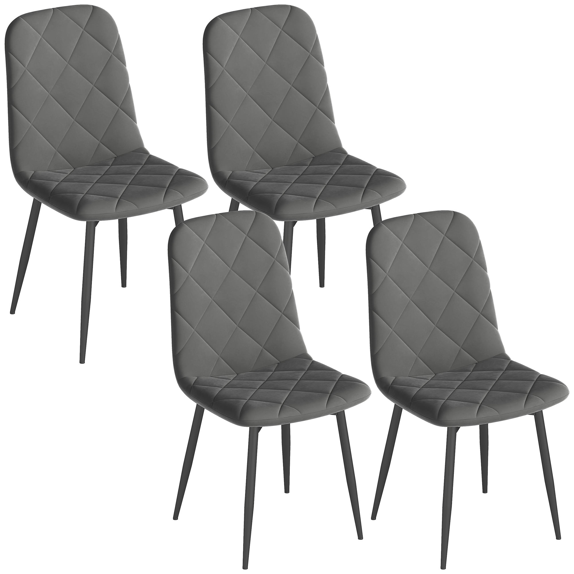 Click here for Homcom Dining Chairs Set Of 4  Kitchen Chair With... prices