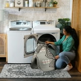 My Magic Carpet Machine Washable Kilim Kiki Mushroom 3x5 Area Rug - Non ...