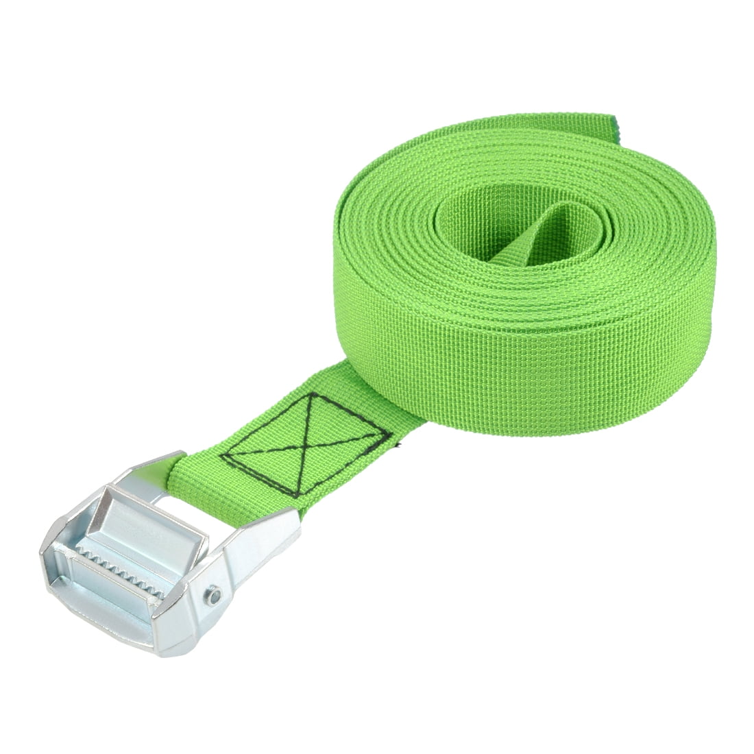 Uxcell 6M x 38mm Lashing Strap with Cam Buckle 500Kg Work Load, Green ...
