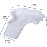 Uxgjfwu Turtle Soaking Bowl Disassemblable for Reptiles Bathing and ...