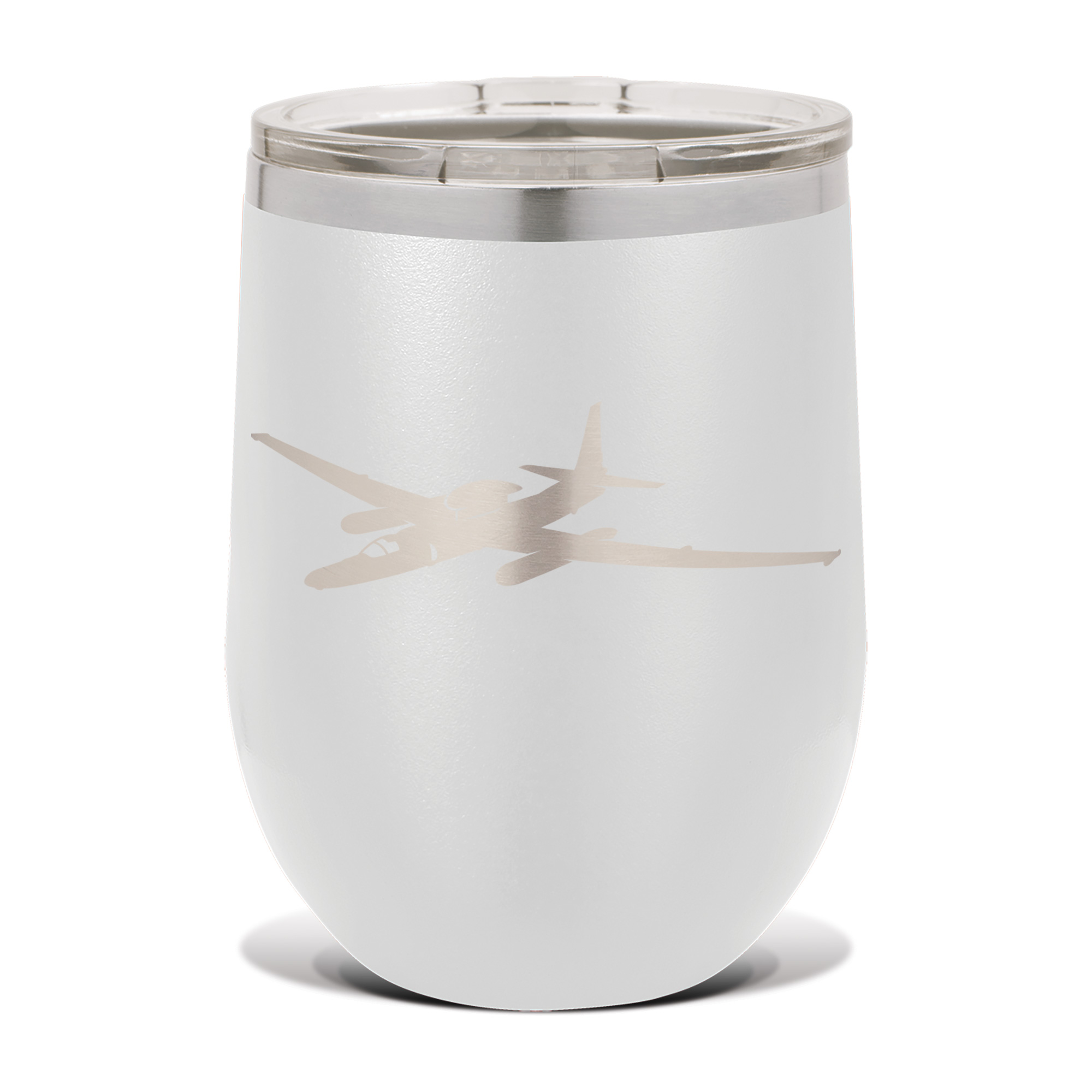 U-2 Dragon Lady Wine Tumbler 12 oz - Laser Engraved - Stainless Steel ...