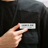 Personalized Acrylic Name Tags with Magnets Engraved Name Badges for ...