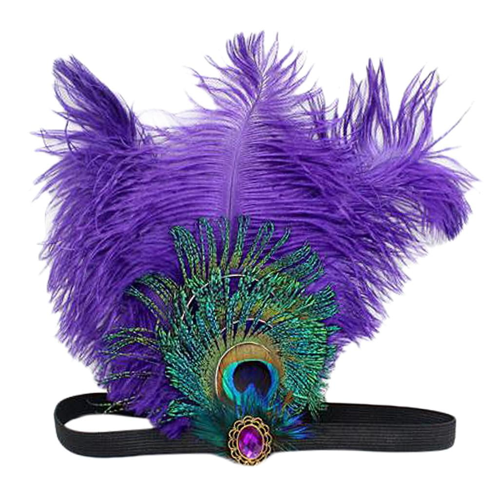 Click here for Beloving Peacock Feather Headband prices