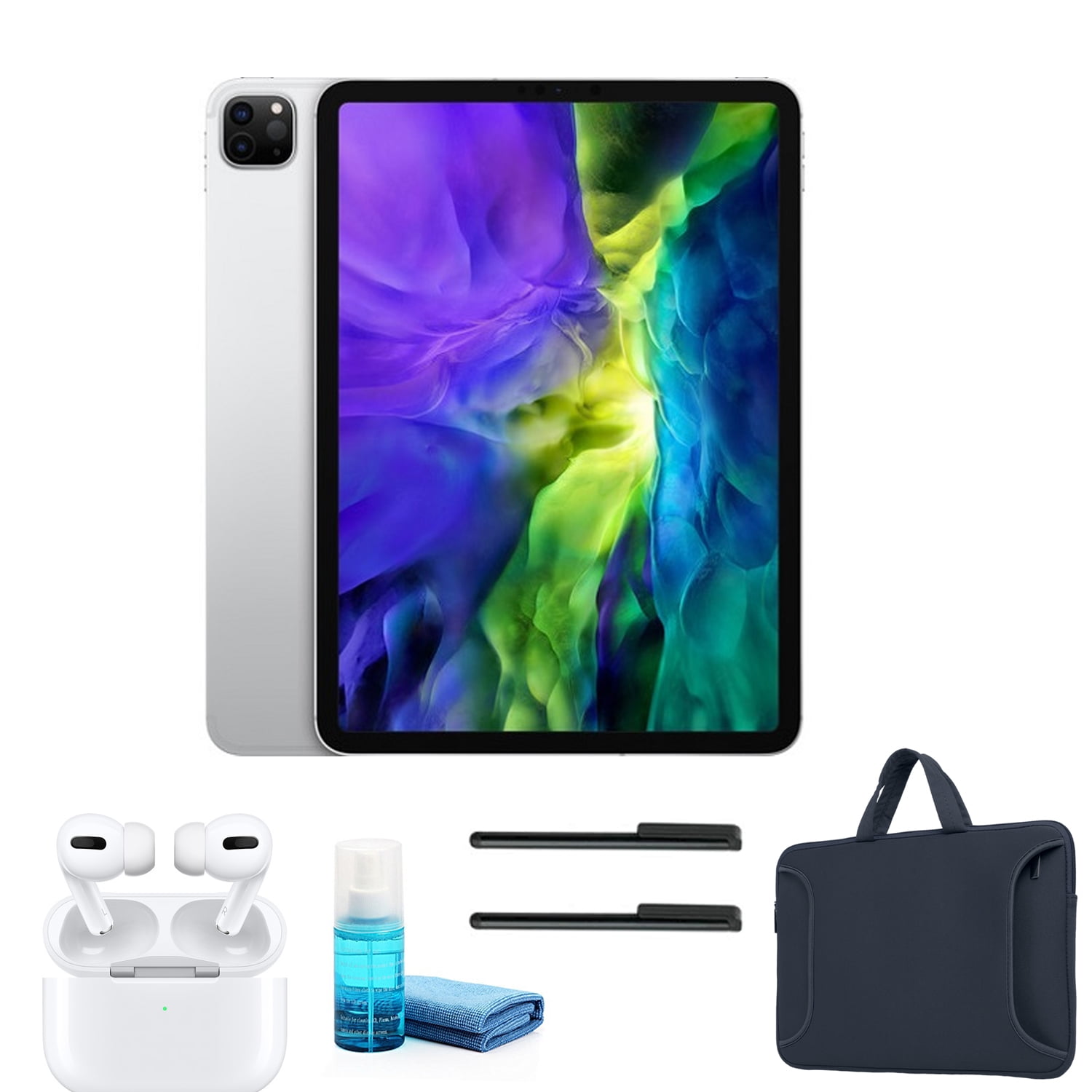 Apple iPad Pro 11 Inch (Wi-Fi + Cellular, 128GB, Silver) with Apple ...