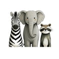 10 Pack Cute Animals Window Cling Decal Raccoon Sticker For Nursery ...