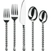 Gourmet Settings (GS) Treble Clef Stainless 20pc Flatware Set (Service ...