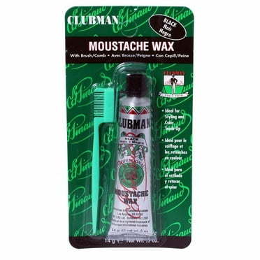 Clubman Black Moustache Wax, Hair Control, 0.50 Oz - Walmart.com
