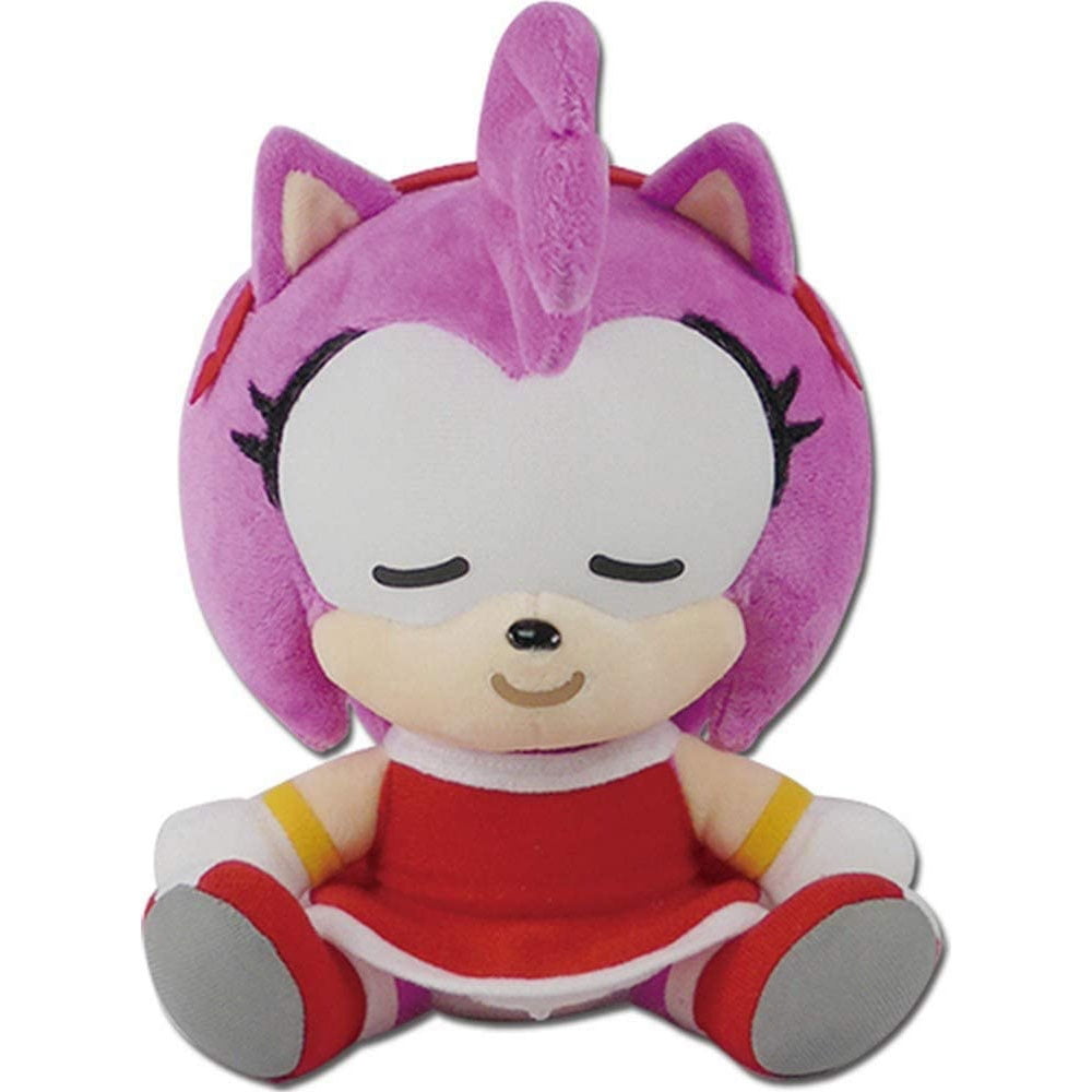 Sonic The Hedgehog- SD Amy Sleep Sitting Plush 7"H - Walmart.com ...