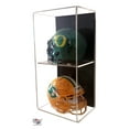 Acrylic Wall Mount Vertical Double Mini Helmet Display Case by GameDay ...