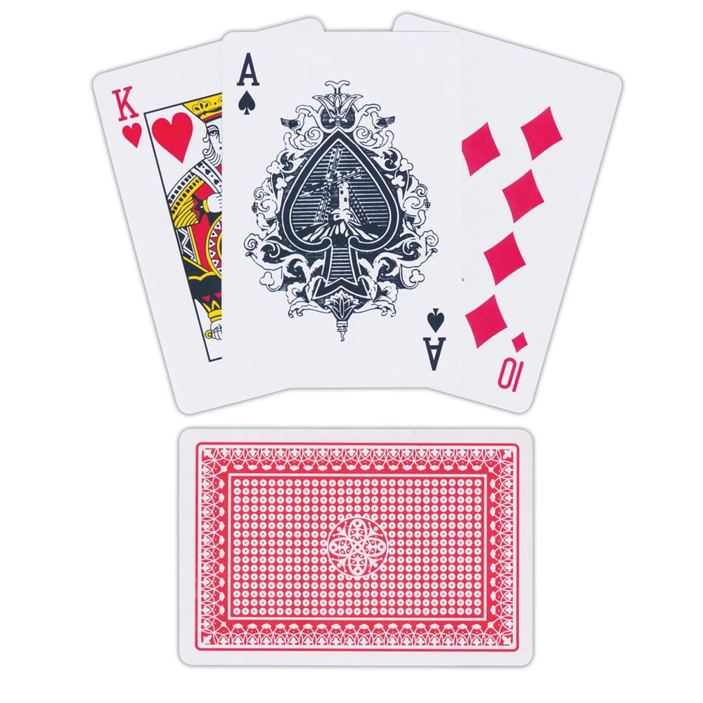 Jumbo Playing Cards for Low Vision - Walmart.com - Walmart.com