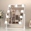 NEXPURE 3 Way Bath Vanity Mirror, Wall Mounted 360 Lighted Makeup ...